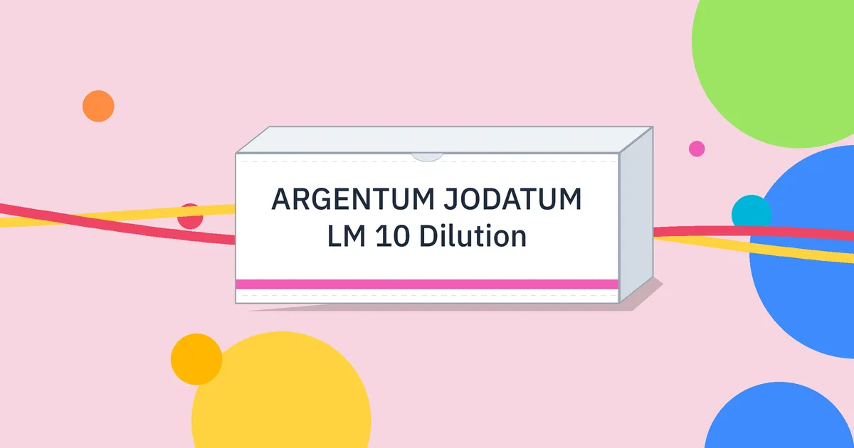 Symbolbild: Packung mit der Aufschrift ARGENTUM JODATUM LM 10 Dilution (PZN 12767356) – Verfügbarkeit und Bezug in Apotheken in Frankfurt am Main