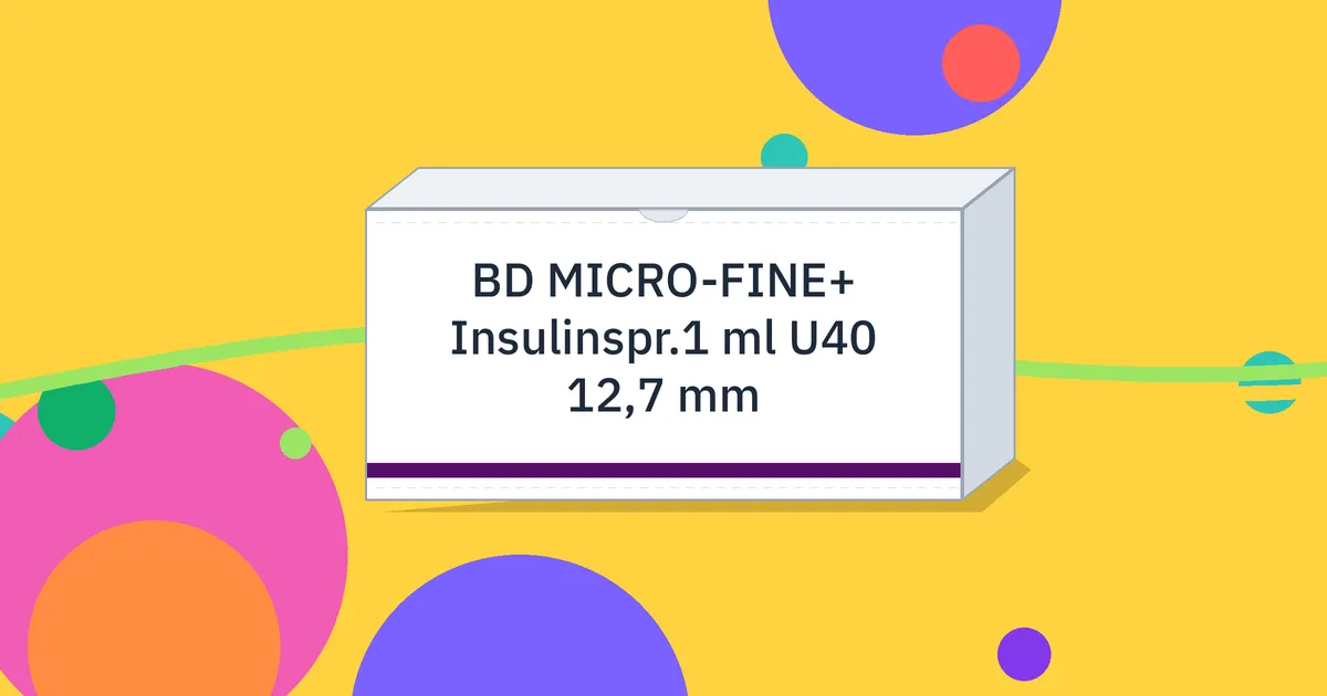 Symbolbild: Packung mit der Aufschrift BD MICRO-FINE+ Insulinspr.1 ml U40 12,7 mm (PZN 17615680) – Verfügbarkeit und Bezug in Apotheken in Frankfurt am Main