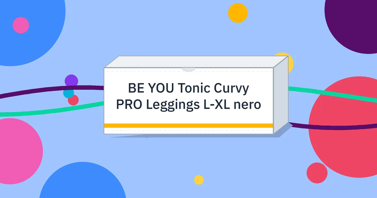 Symbolbild: Packung mit der Aufschrift BE YOU Tonic Curvy PRO Leggings L-XL nero (PZN 19364561) – Verfügbarkeit und Bezug in Apotheken in Frankfurt am Main
