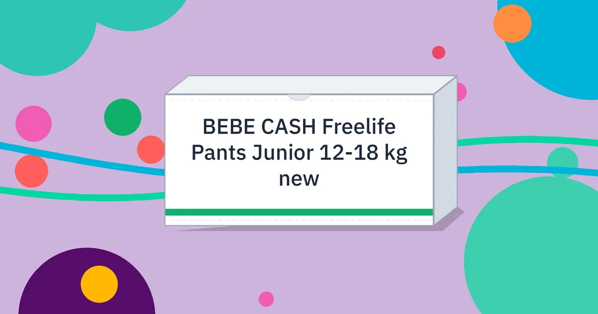 Symbolbild: Packung mit der Aufschrift BEBE CASH Freelife Pants Junior 12-18 kg new (PZN 15578615) – Verfügbarkeit und Bezug in Apotheken in Frankfurt am Main