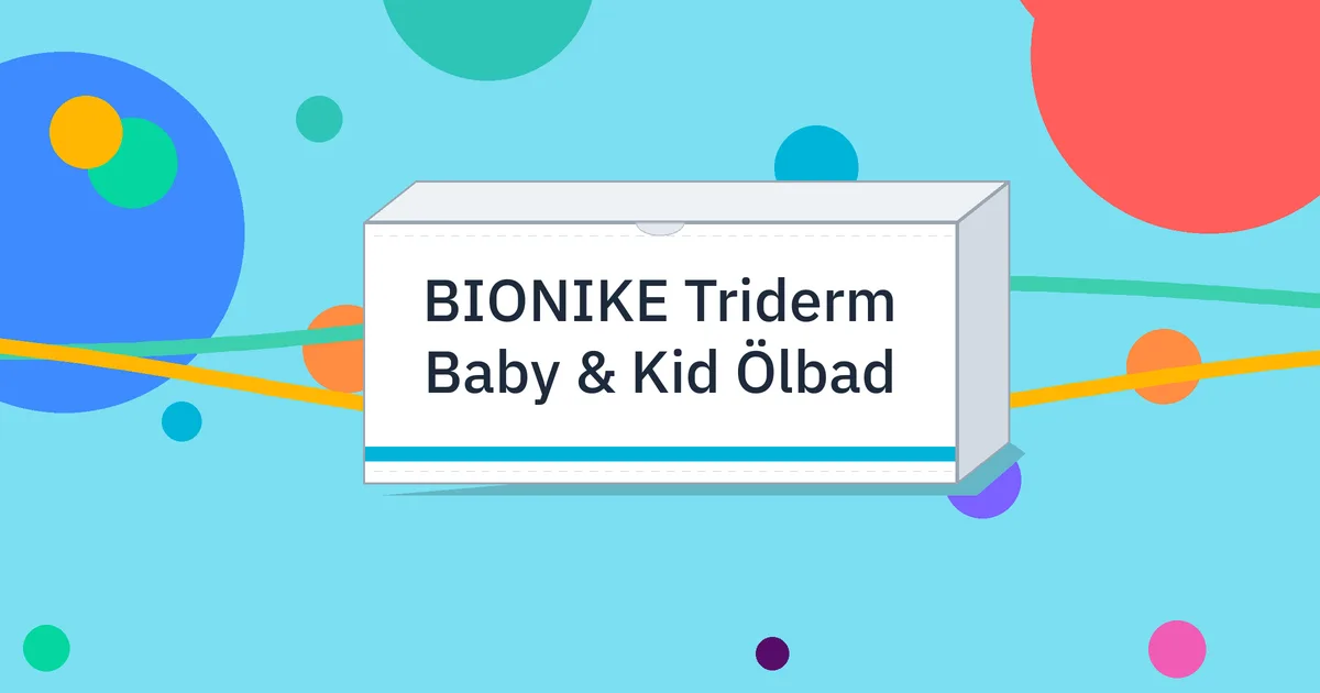 Symbolbild: Packung mit der Aufschrift BIONIKE Triderm Baby & Kid Ölbad (PZN 12534675) – Verfügbarkeit und Bezug in Apotheken in Frankfurt am Main