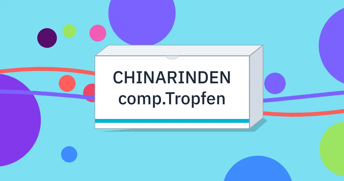 Symbolbild: Packung mit der Aufschrift CHINARINDEN comp.Tropfen (PZN 13979965) – Verfügbarkeit und Bezug in Apotheken in Frankfurt am Main