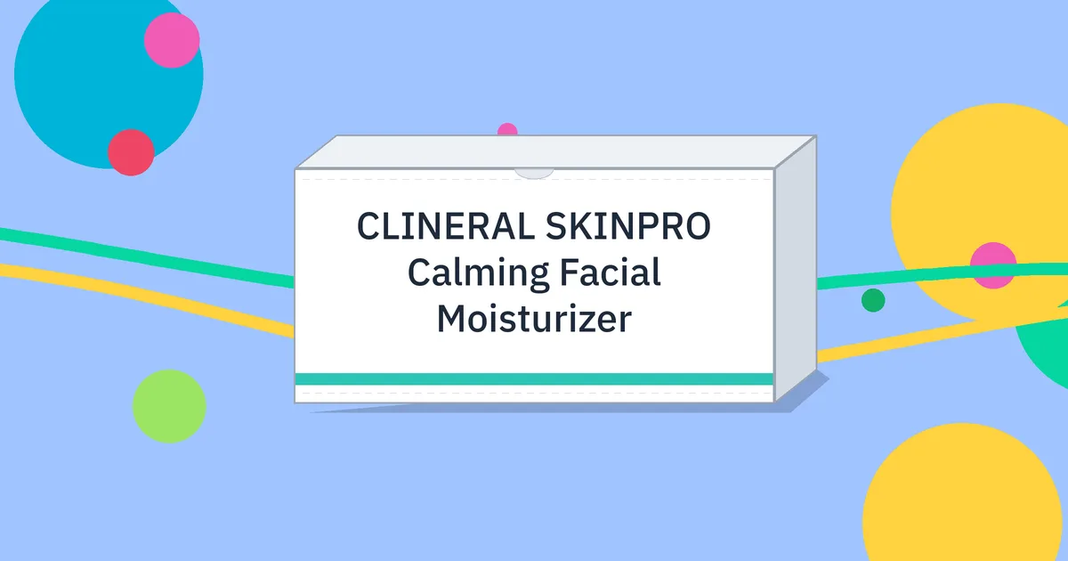 Symbolbild: Packung mit der Aufschrift CLINERAL SKINPRO Calming Facial Moisturizer (PZN 12459985) – Verfügbarkeit und Bezug in Apotheken in Frankfurt am Main