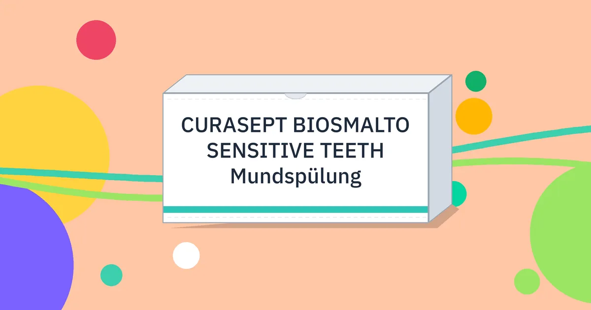Symbolbild: Packung mit der Aufschrift CURASEPT BIOSMALTO SENSITIVE TEETH Mundspülung (PZN 19223062) – Verfügbarkeit und Bezug in Apotheken in Frankfurt am Main