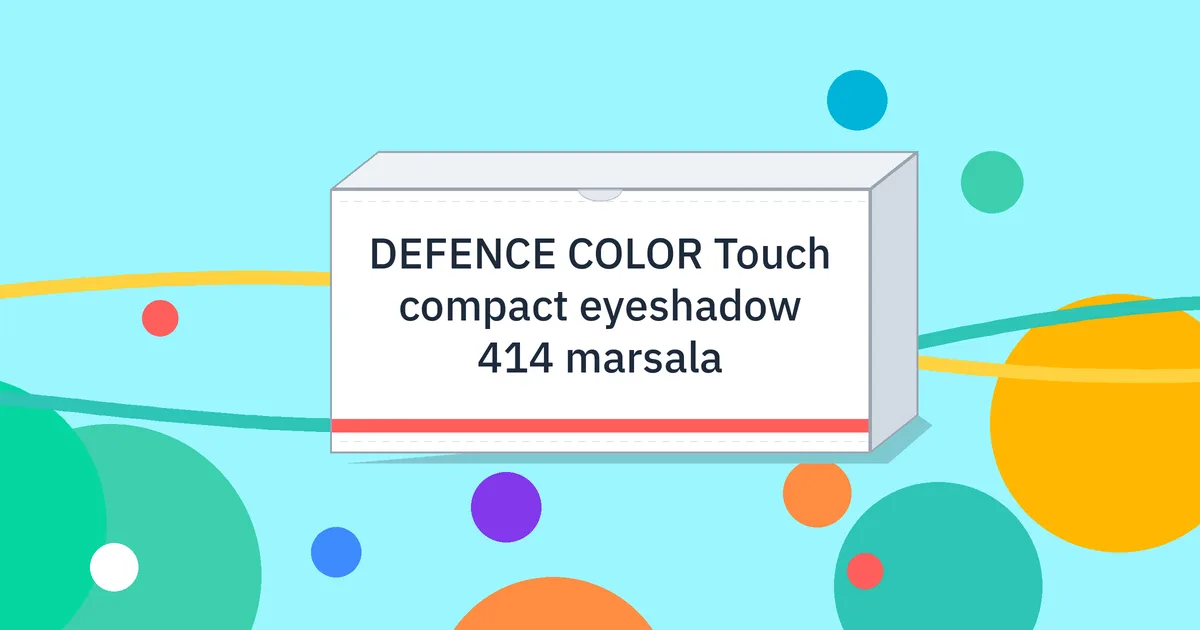 Symbolbild: Packung mit der Aufschrift DEFENCE COLOR Touch compact eyeshadow 414 marsala (PZN 12478669) – Verfügbarkeit und Bezug in Apotheken in Frankfurt am Main