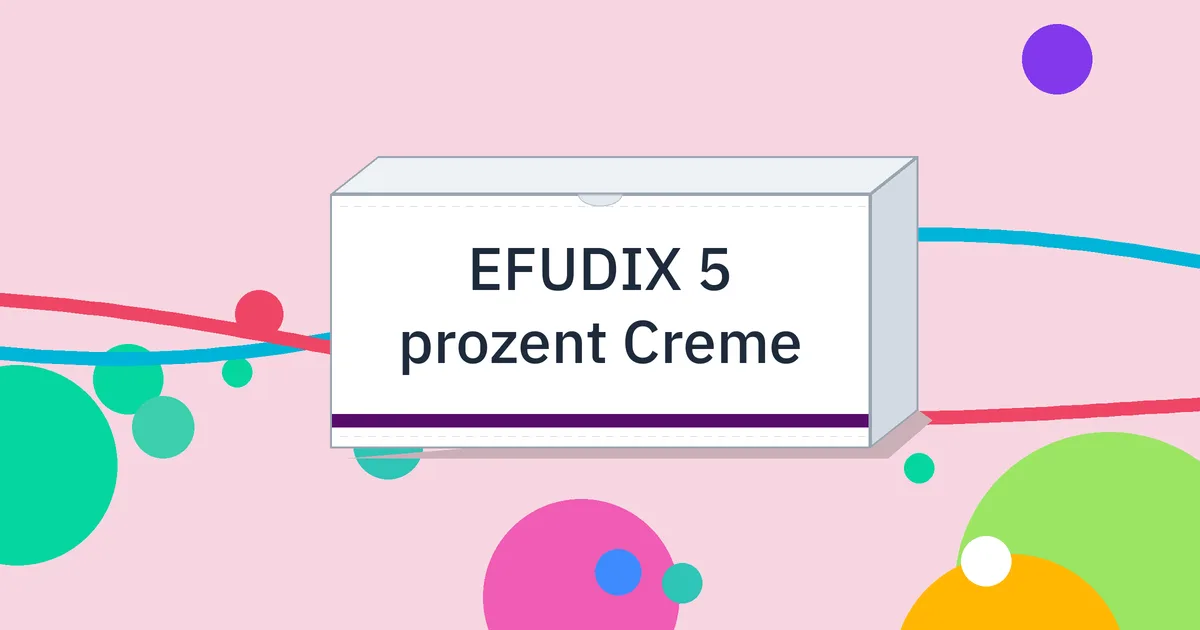Symbolbild: Packung mit der Aufschrift EFUDIX 5 prozent Creme (PZN 18889907) – Verfügbarkeit und Bezug in Apotheken in Frankfurt am Main