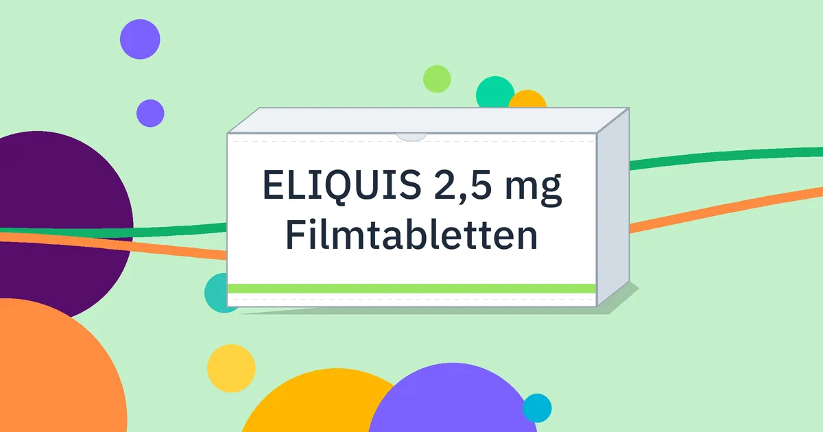 Symbolbild: Packung mit der Aufschrift ELIQUIS 2,5 mg Filmtabletten (PZN 19247909) – Verfügbarkeit und Bezug in Apotheken in Frankfurt am Main