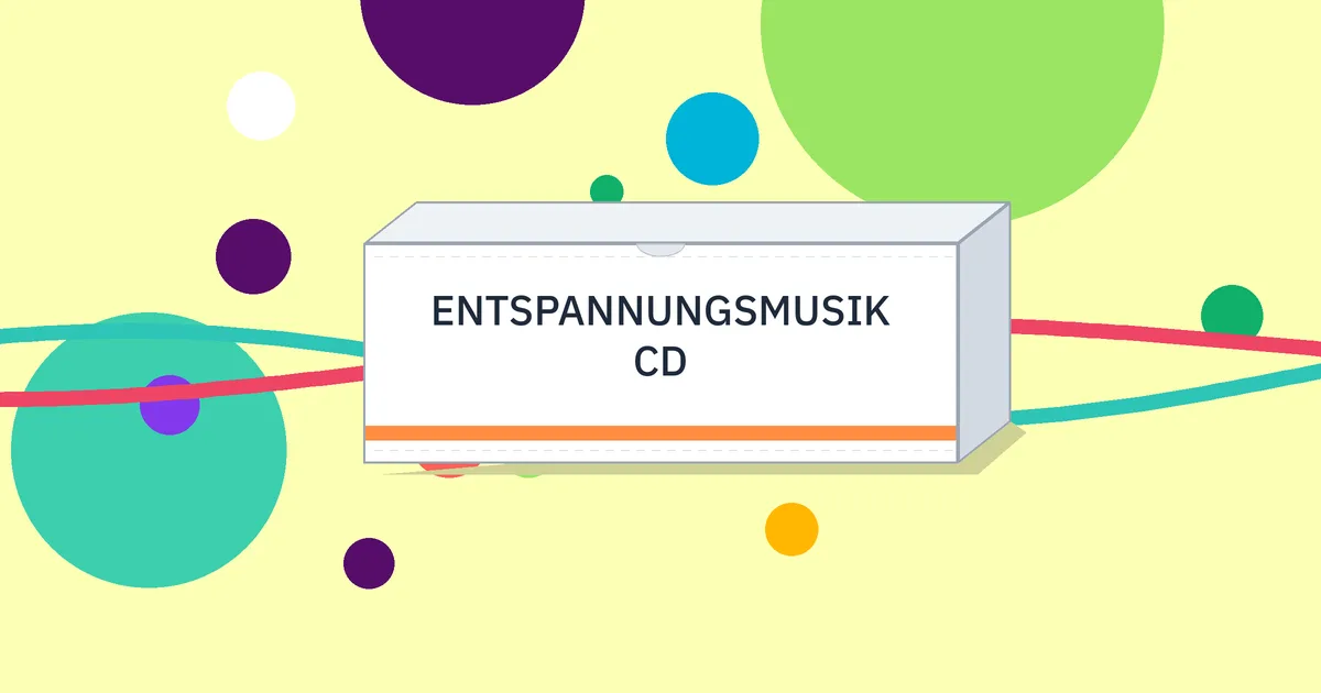 Symbolbild: Packung mit der Aufschrift ENTSPANNUNGSMUSIK CD (PZN 05392186) – Verfügbarkeit und Bezug in Apotheken in Frankfurt am Main