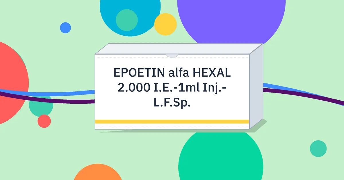 Symbolbild: Packung mit der Aufschrift EPOETIN alfa HEXAL 2.000 I.E.-1ml Inj.-L.F.Sp. (PZN 03436330) – Verfügbarkeit und Bezug in Apotheken in Frankfurt am Main