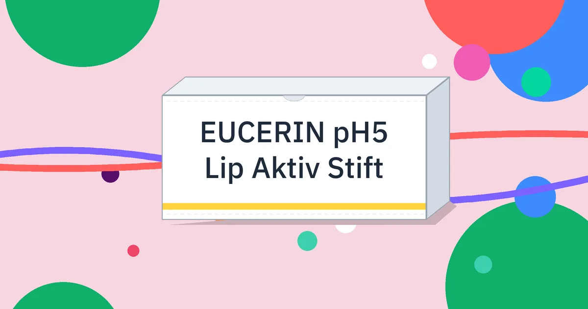 Symbolbild: Packung mit der Aufschrift EUCERIN pH5 Lip Aktiv Stift (PZN 00601656) – Verfügbarkeit und Bezug in Apotheken in Frankfurt am Main