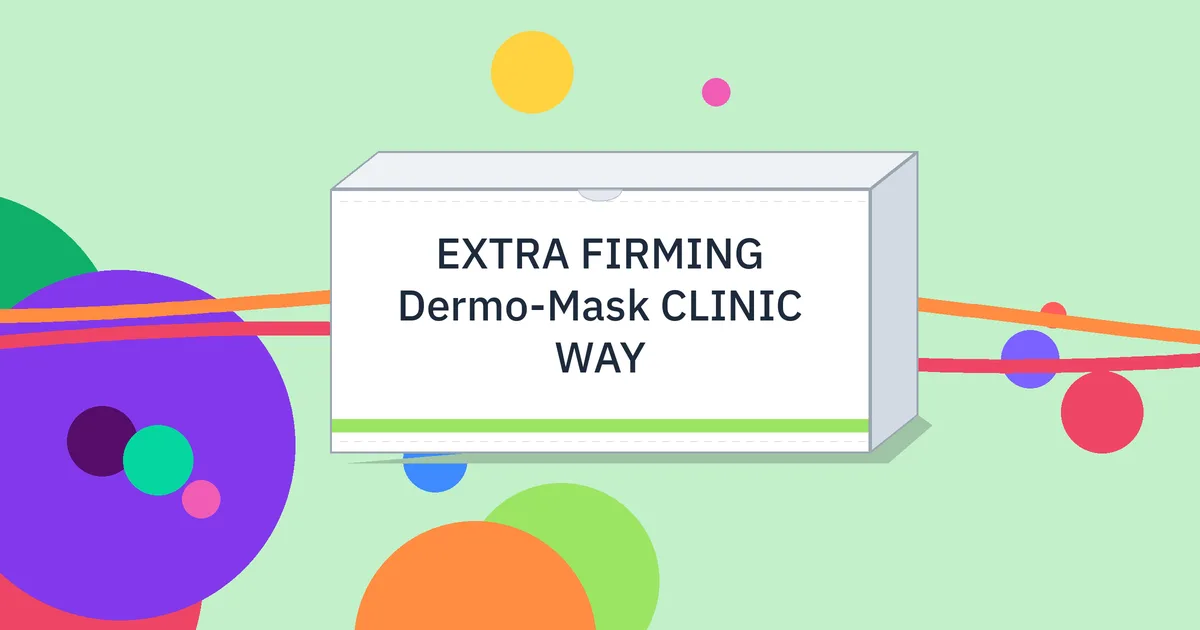 Symbolbild: Packung mit der Aufschrift EXTRA FIRMING Dermo-Mask CLINIC WAY (PZN 16510878) – Verfügbarkeit und Bezug in Apotheken in Frankfurt am Main