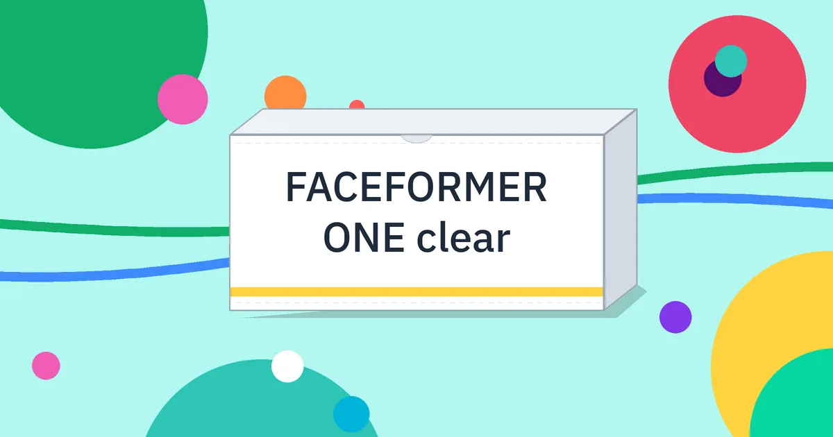 Symbolbild: Packung mit der Aufschrift FACEFORMER ONE clear (PZN 18092244) – Verfügbarkeit und Bezug in Apotheken in Frankfurt am Main