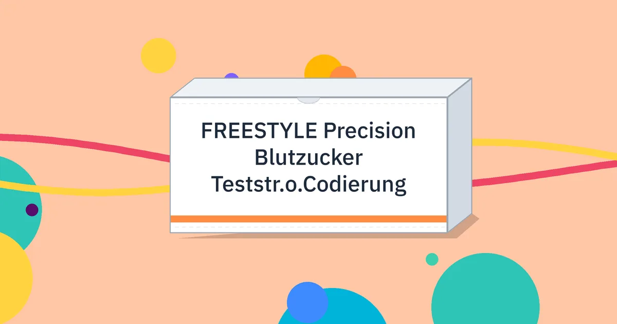 Symbolbild: Packung mit der Aufschrift FREESTYLE Precision Blutzucker Teststr.o.Codierung (PZN 15328812) – Verfügbarkeit und Bezug in Apotheken in Frankfurt am Main