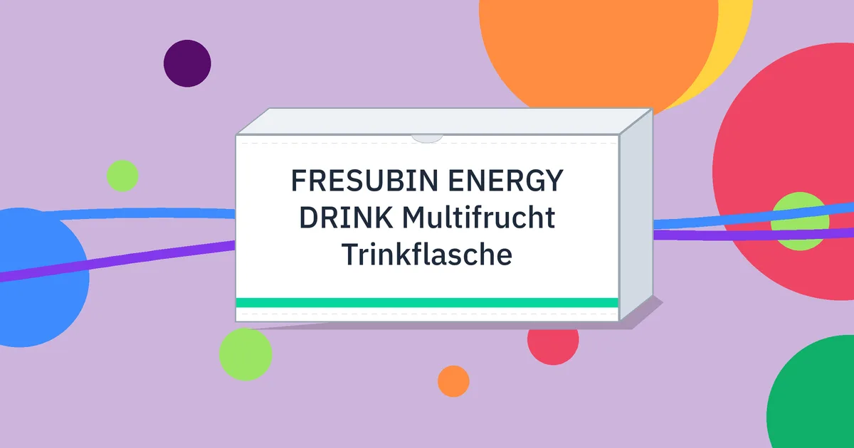 Symbolbild: Packung mit der Aufschrift FRESUBIN ENERGY DRINK Multifrucht Trinkflasche (PZN 19860283) – Verfügbarkeit und Bezug in Apotheken in Frankfurt am Main