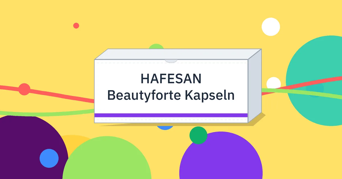 Symbolbild: Packung mit der Aufschrift HAFESAN Beautyforte Kapseln (PZN 12386720) – Verfügbarkeit und Bezug in Apotheken in Frankfurt am Main