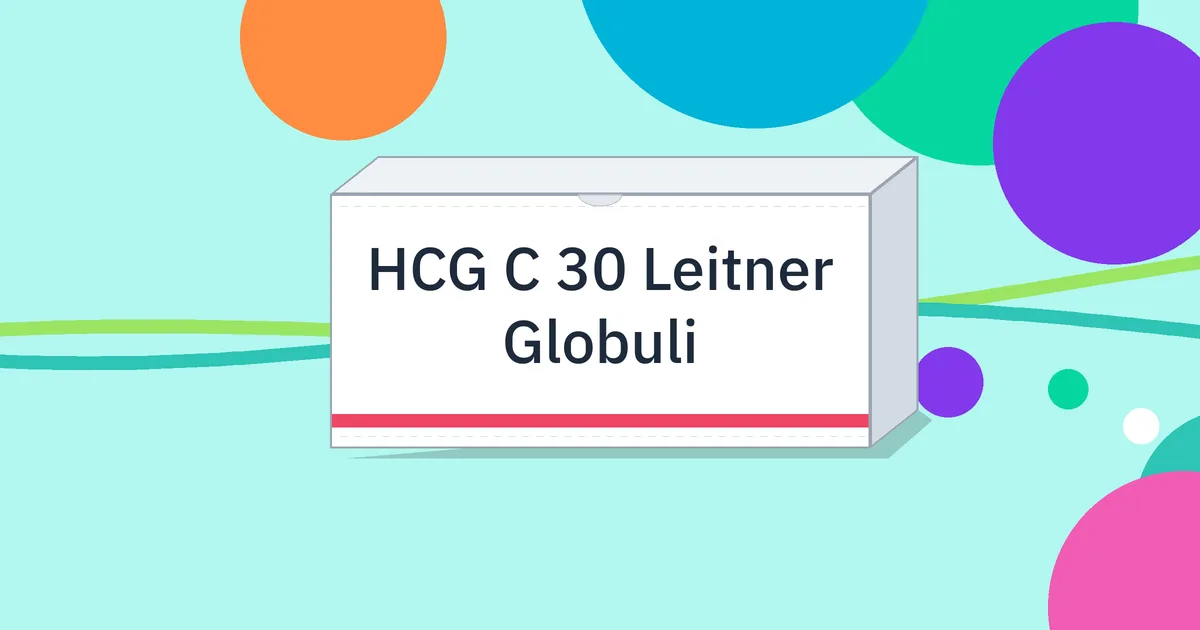 Symbolbild: Packung mit der Aufschrift HCG C 30 Leitner Globuli (PZN 18088426) – Verfügbarkeit und Bezug in Apotheken in Frankfurt am Main