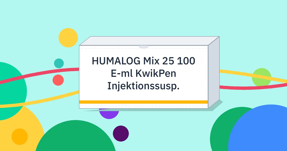 Symbolbild: Packung mit der Aufschrift HUMALOG Mix 25 100 E-ml KwikPen Injektionssusp. (PZN 06109850) – Verfügbarkeit und Bezug in Apotheken in Frankfurt am Main