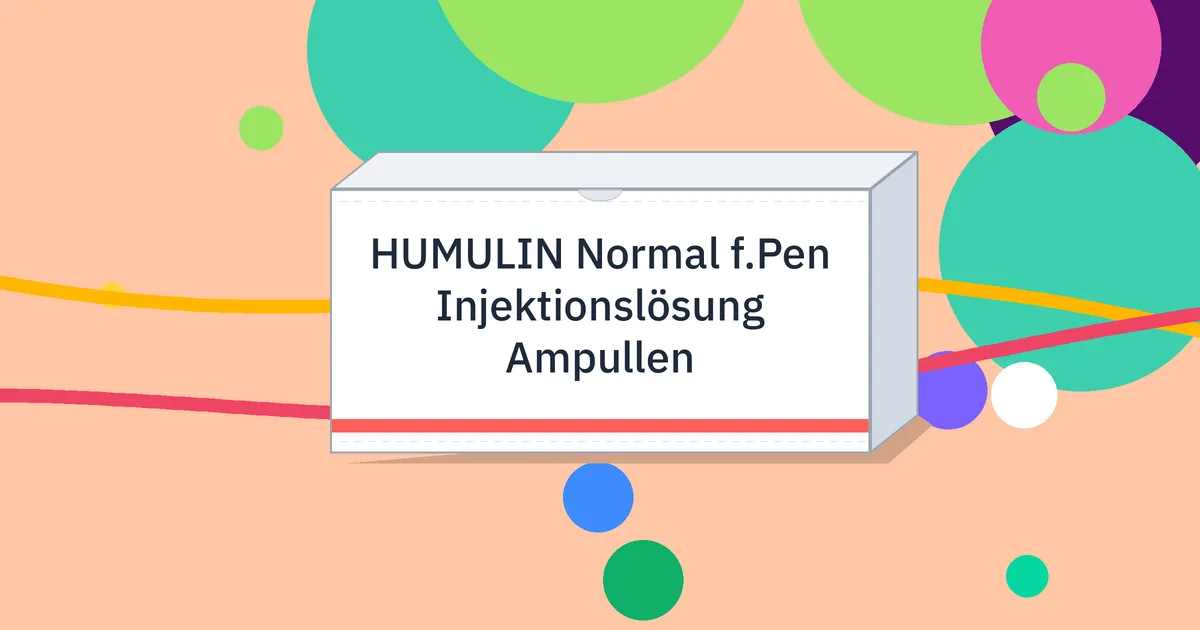 Symbolbild: Packung mit der Aufschrift HUMULIN Normal f.Pen Injektionslösung Ampullen (PZN 07759998) – Verfügbarkeit und Bezug in Apotheken in Frankfurt am Main