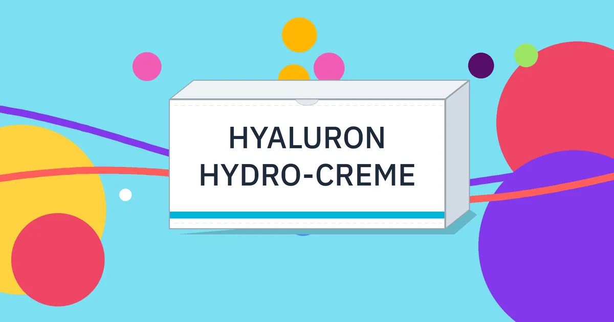 Symbolbild: Packung mit der Aufschrift HYALURON HYDRO-CREME (PZN 14160500) – Verfügbarkeit und Bezug in Apotheken in Frankfurt am Main