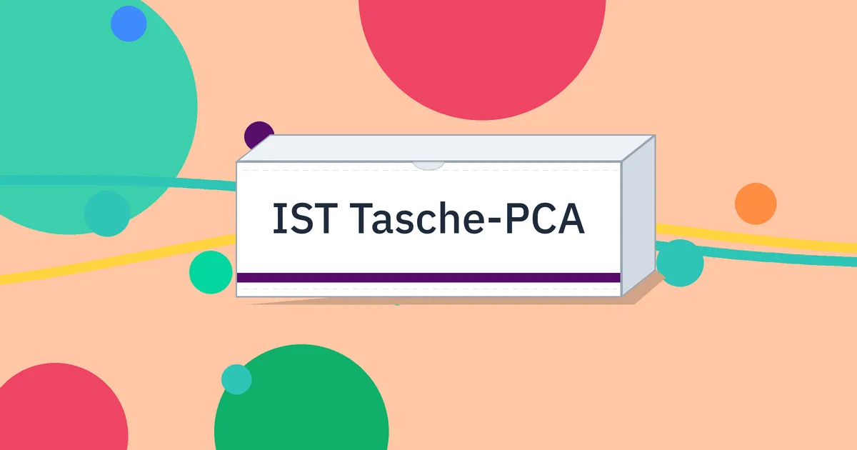 Symbolbild: Packung mit der Aufschrift IST Tasche-PCA (PZN 17639924) – Verfügbarkeit und Bezug in Apotheken in Frankfurt am Main