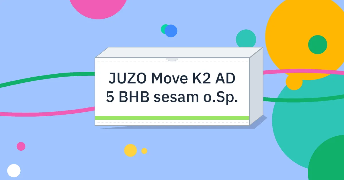 Symbolbild: Packung mit der Aufschrift JUZO Move K2 AD 5 BHB sesam o.Sp. (PZN 18508331) – Verfügbarkeit und Bezug in Apotheken in Frankfurt am Main