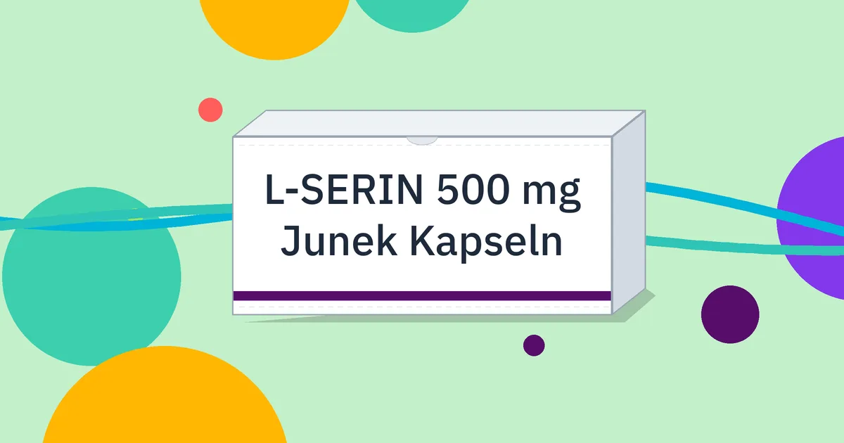 Symbolbild: Packung mit der Aufschrift L-SERIN 500 mg Junek Kapseln (PZN 00131831) – Verfügbarkeit und Bezug in Apotheken in Frankfurt am Main