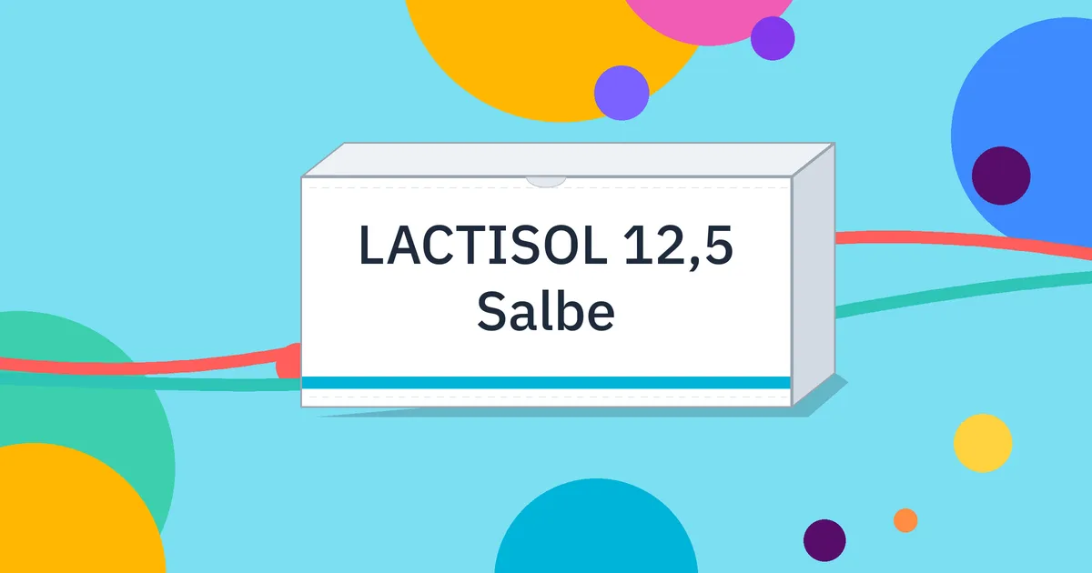Symbolbild: Packung mit der Aufschrift LACTISOL 12,5 Salbe (PZN 05027162) – Verfügbarkeit und Bezug in Apotheken in Frankfurt am Main