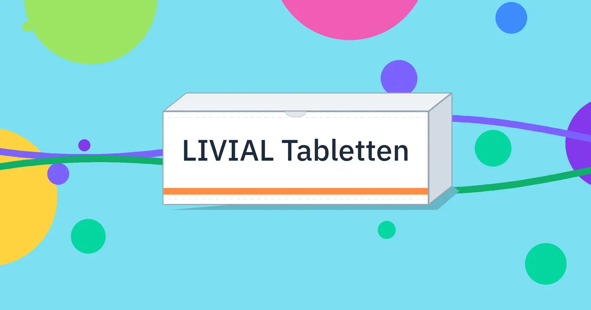 Symbolbild: Packung mit der Aufschrift LIVIAL Tabletten (PZN 01529412) – Verfügbarkeit und Bezug in Apotheken in Frankfurt am Main
