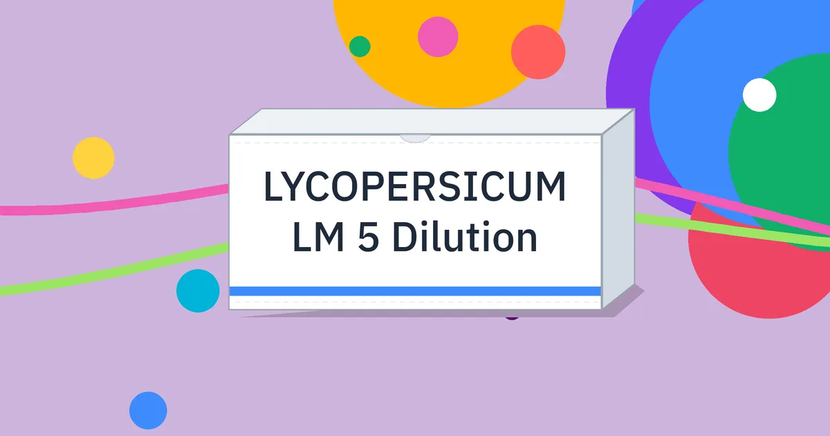 Symbolbild: Packung mit der Aufschrift LYCOPERSICUM LM 5 Dilution (PZN 13537486) – Verfügbarkeit und Bezug in Apotheken in Frankfurt am Main