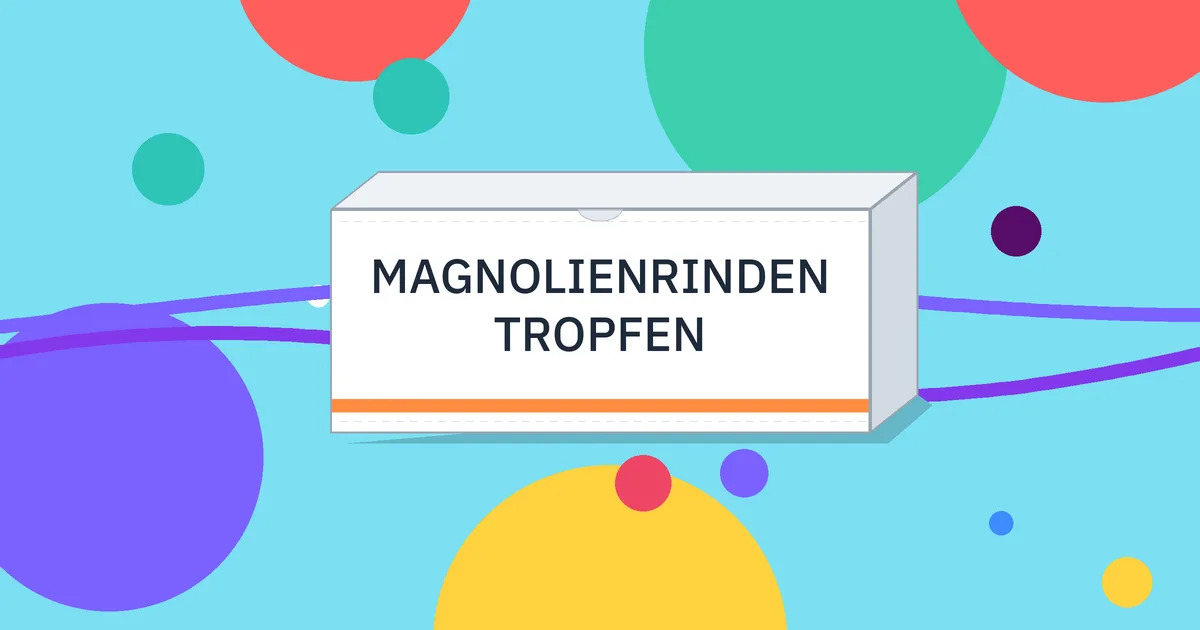 Symbolbild: Packung mit der Aufschrift MAGNOLIENRINDEN TROPFEN (PZN 14128577) – Verfügbarkeit und Bezug in Apotheken in Frankfurt am Main