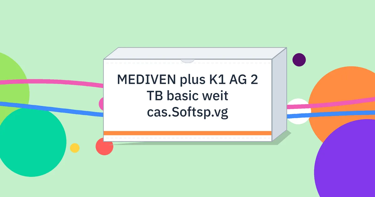 Symbolbild: Packung mit der Aufschrift MEDIVEN plus K1 AG 2 TB basic weit cas.Softsp.vg (PZN 15058637) – Verfügbarkeit und Bezug in Apotheken in Frankfurt am Main