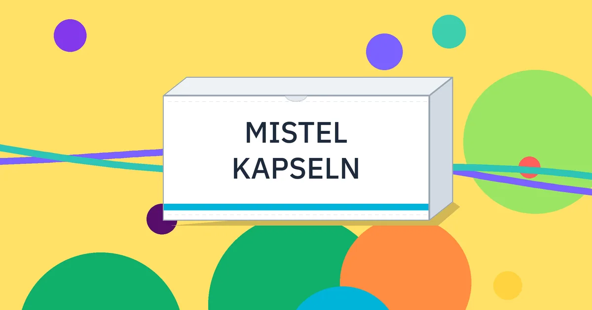 Symbolbild: Packung mit der Aufschrift MISTEL KAPSELN (PZN 20184924) – Verfügbarkeit und Bezug in Apotheken in Frankfurt am Main