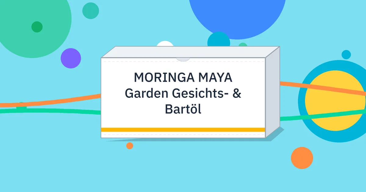 Symbolbild: Packung mit der Aufschrift MORINGA MAYA Garden Gesichts- & Bartöl (PZN 17953431) – Verfügbarkeit und Bezug in Apotheken in Frankfurt am Main