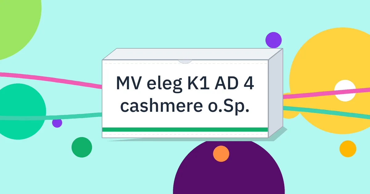Symbolbild: Packung mit der Aufschrift MV eleg K1 AD 4 cashmere o.Sp. (PZN 14651505) – Verfügbarkeit und Bezug in Apotheken in Frankfurt am Main
