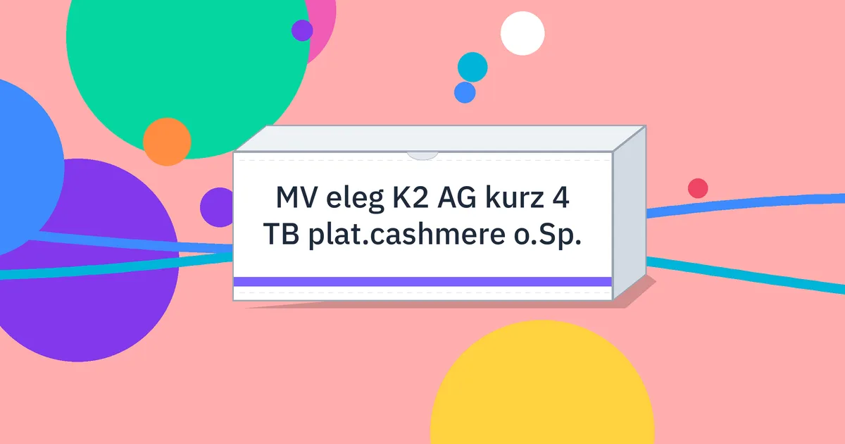 Symbolbild: Packung mit der Aufschrift MV eleg K2 AG kurz 4 TB plat.cashmere o.Sp. (PZN 14672393) – Verfügbarkeit und Bezug in Apotheken in Frankfurt am Main