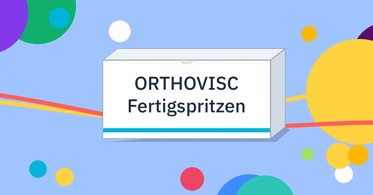 Symbolbild: Packung mit der Aufschrift ORTHOVISC Fertigspritzen (PZN 01025060) – Verfügbarkeit und Bezug in Apotheken in Frankfurt am Main