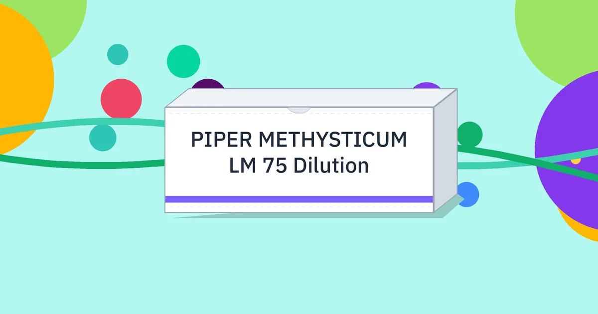 Symbolbild: Packung mit der Aufschrift PIPER METHYSTICUM LM 75 Dilution (PZN 13643685) – Verfügbarkeit und Bezug in Apotheken in Frankfurt am Main