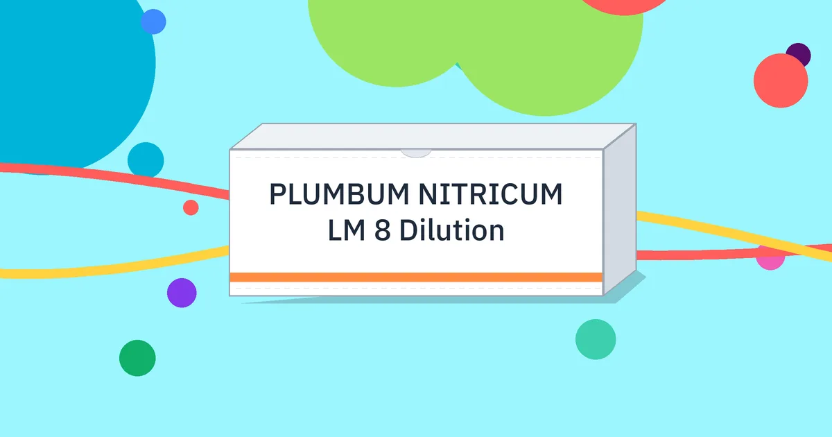 Symbolbild: Packung mit der Aufschrift PLUMBUM NITRICUM LM 8 Dilution (PZN 13041986) – Verfügbarkeit und Bezug in Apotheken in Frankfurt am Main