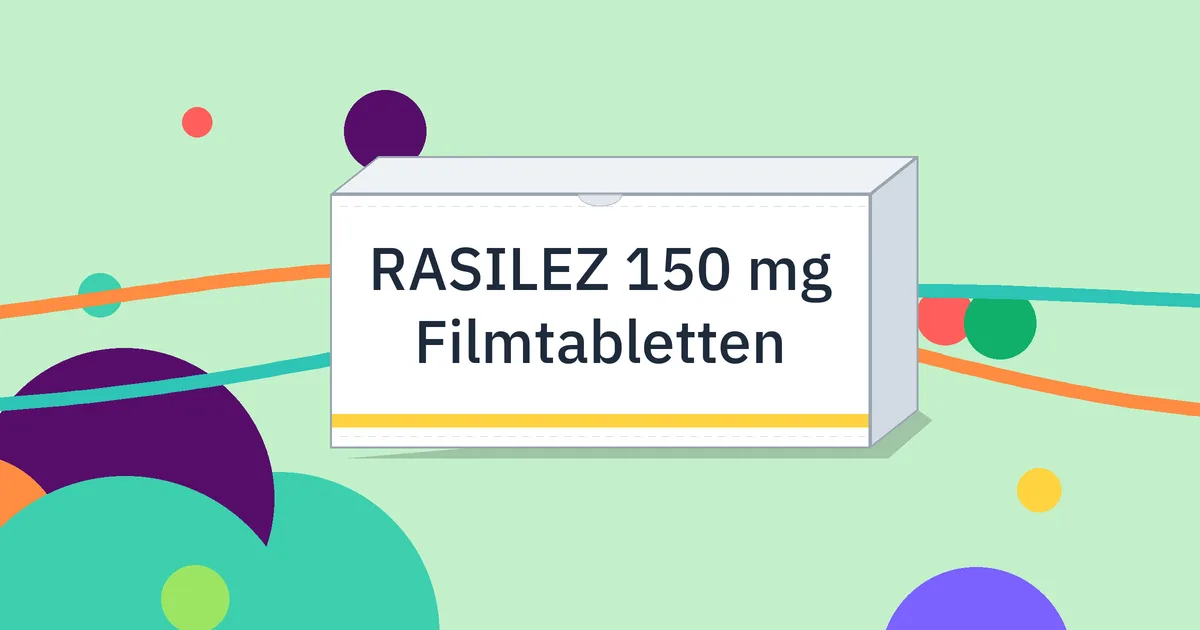Symbolbild: Packung mit der Aufschrift RASILEZ 150 mg Filmtabletten (PZN 06104628) – Verfügbarkeit und Bezug in Apotheken in Frankfurt am Main