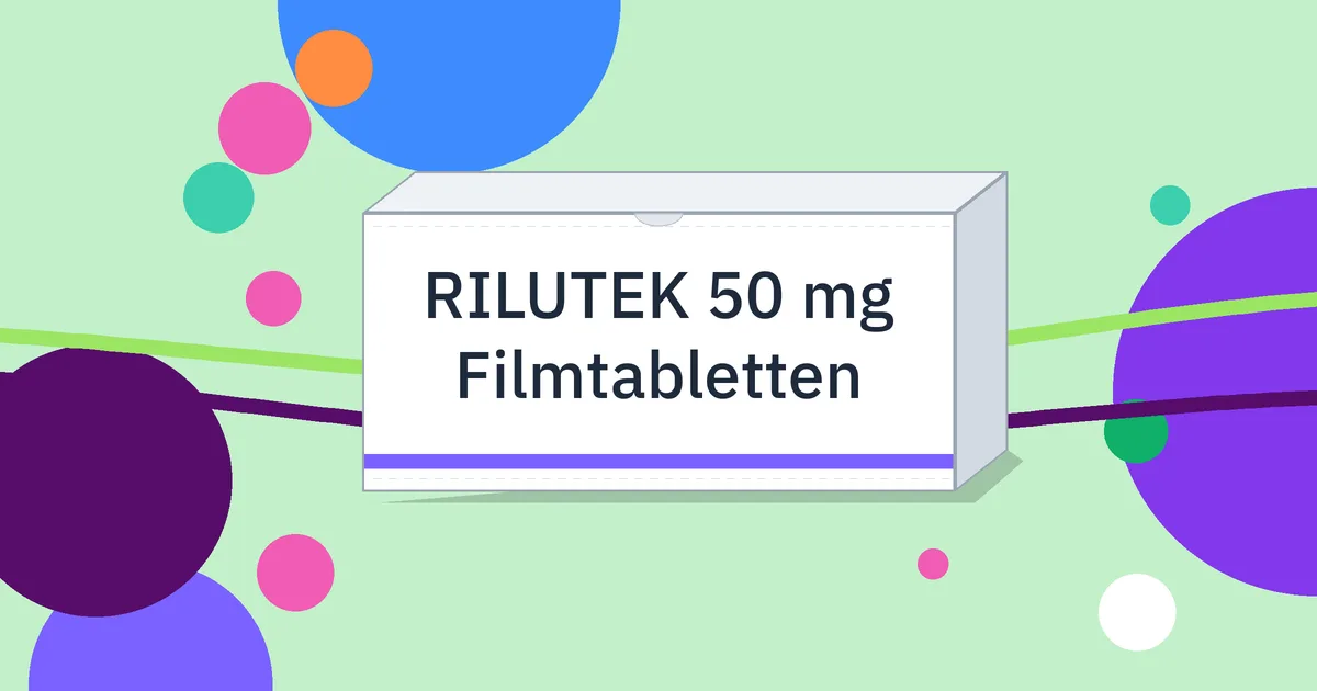 Symbolbild: Packung mit der Aufschrift RILUTEK 50 mg Filmtabletten (PZN 17916648) – Verfügbarkeit und Bezug in Apotheken in Frankfurt am Main