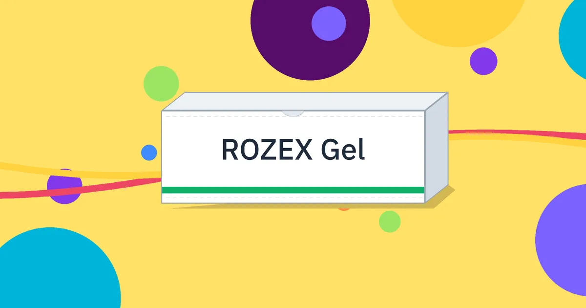 Symbolbild: Packung mit der Aufschrift ROZEX Gel (PZN 02261006) – Verfügbarkeit und Bezug in Apotheken in Frankfurt am Main