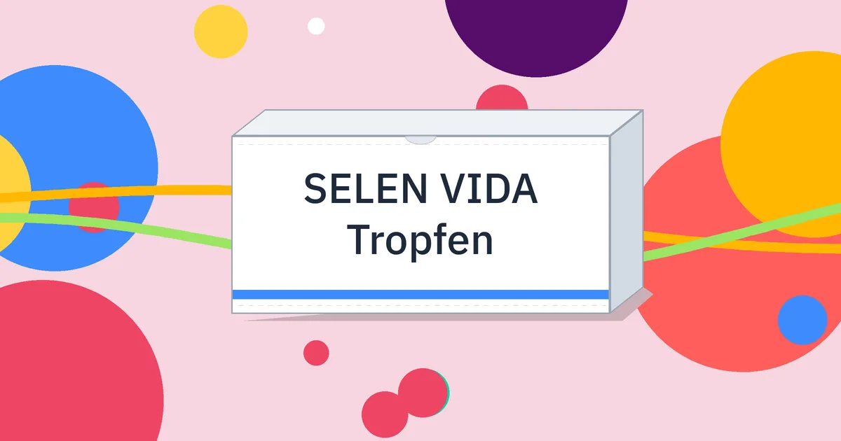 Symbolbild: Packung mit der Aufschrift SELEN VIDA Tropfen (PZN 19626469) – Verfügbarkeit und Bezug in Apotheken in Frankfurt am Main