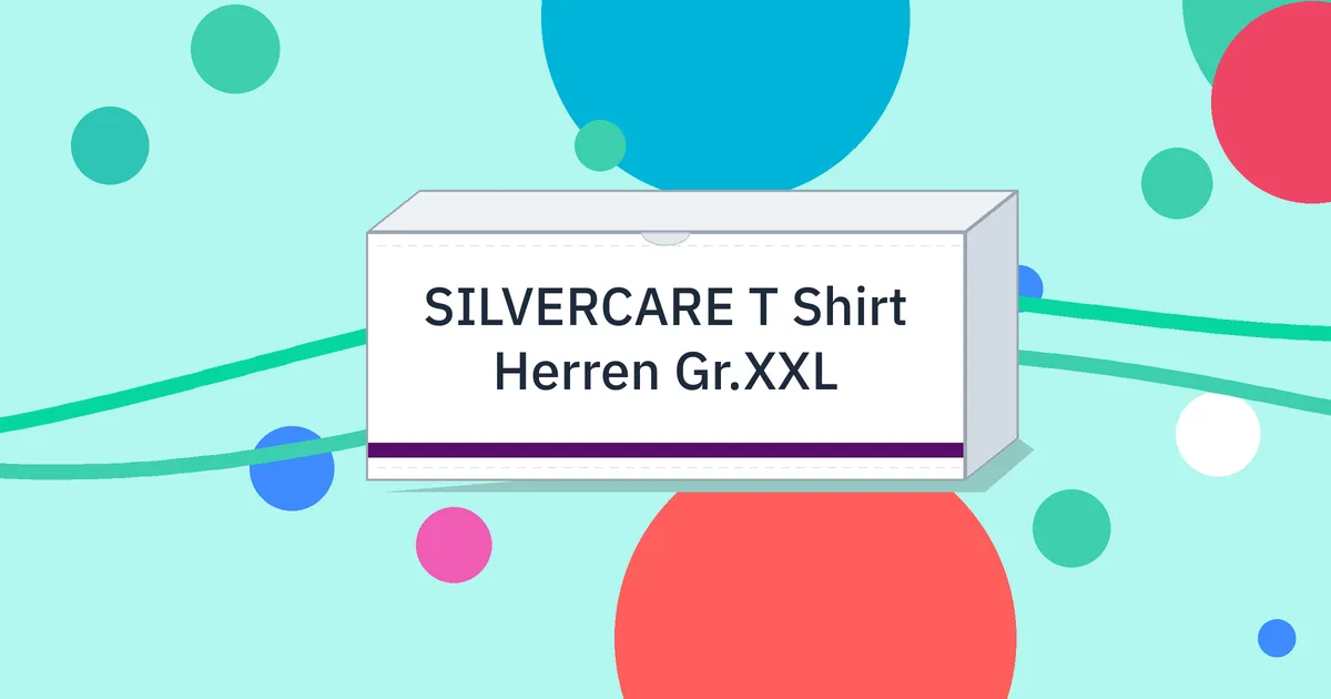 Symbolbild: Packung mit der Aufschrift SILVERCARE T Shirt Herren Gr.XXL (PZN 09270959) – Verfügbarkeit und Bezug in Apotheken in Frankfurt am Main