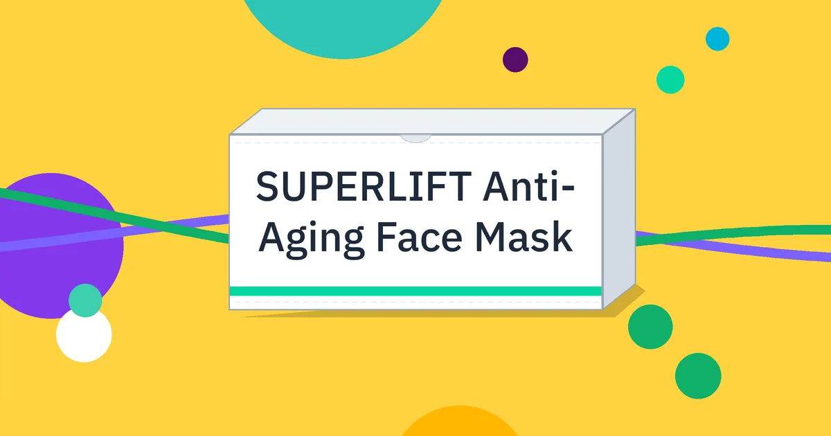Symbolbild: Packung mit der Aufschrift SUPERLIFT Anti-Aging Face Mask (PZN 20053754) – Verfügbarkeit und Bezug in Apotheken in Frankfurt am Main