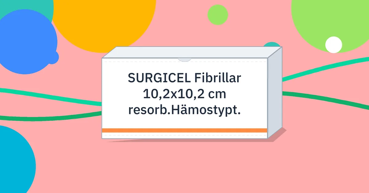 Symbolbild: Packung mit der Aufschrift SURGICEL Fibrillar 10,2x10,2 cm resorb.Hämostypt. (PZN 19884674) – Verfügbarkeit und Bezug in Apotheken in Frankfurt am Main