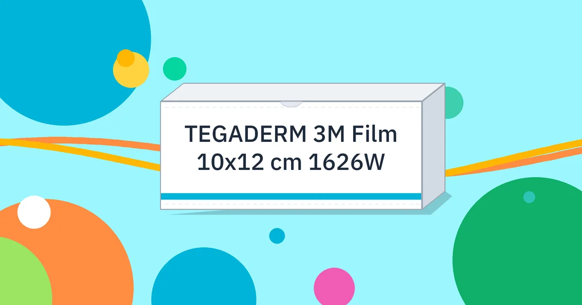 Symbolbild: Packung mit der Aufschrift TEGADERM 3M Film 10x12 cm 1626W (PZN 19104512) – Verfügbarkeit und Bezug in Apotheken in Frankfurt am Main