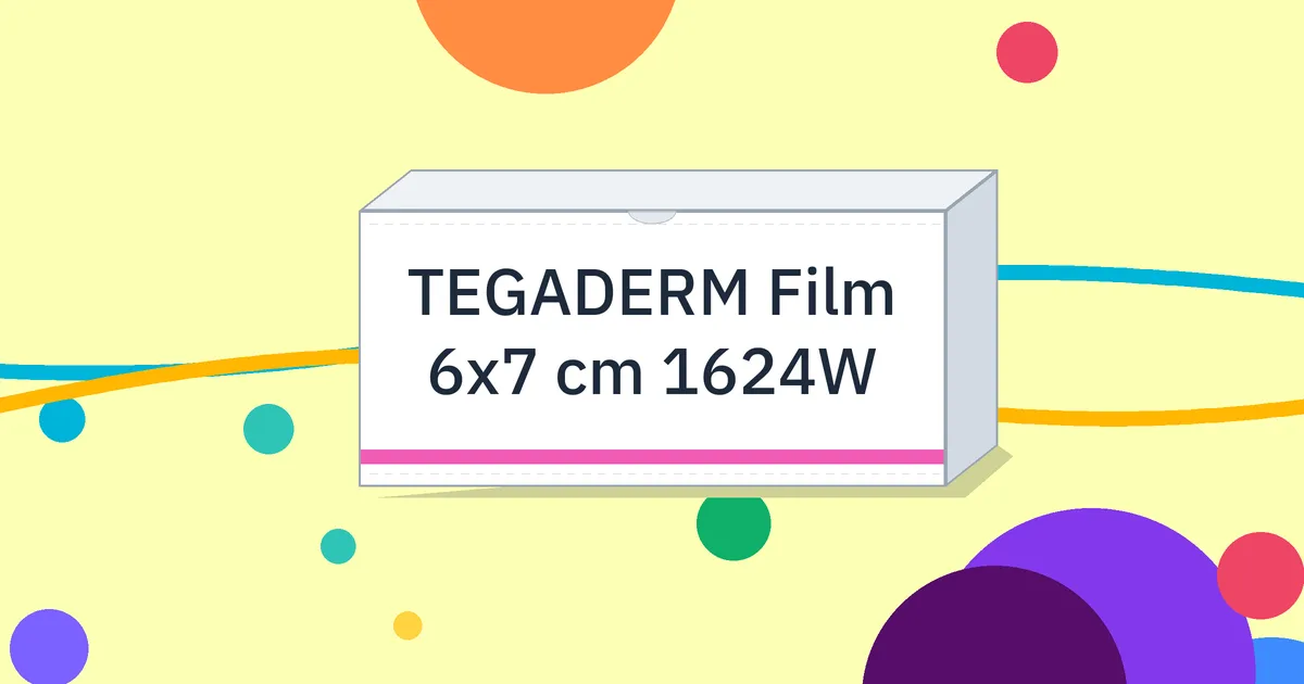 Symbolbild: Packung mit der Aufschrift TEGADERM Film 6x7 cm 1624W (PZN 01131945) – Verfügbarkeit und Bezug in Apotheken in Frankfurt am Main