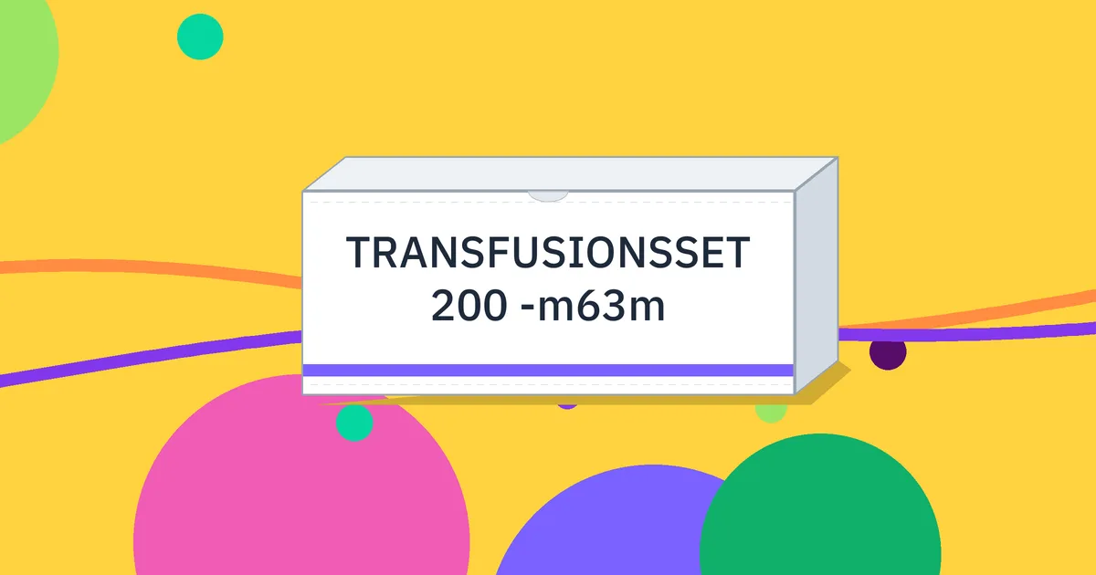 Symbolbild: Packung mit der Aufschrift TRANSFUSIONSSET 200 -m63m (PZN 13426232) – Verfügbarkeit und Bezug in Apotheken in Frankfurt am Main