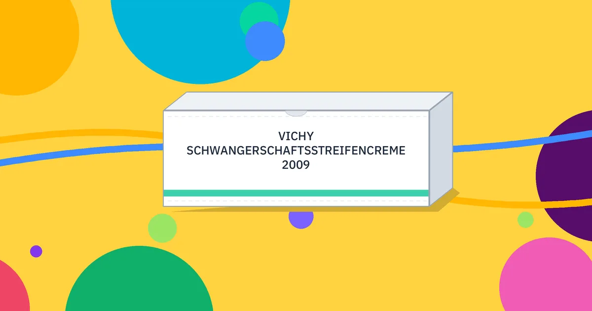 Symbolbild: Packung mit der Aufschrift VICHY SCHWANGERSCHAFTSSTREIFENCREME 2009 (PZN 09000378) – Verfügbarkeit und Bezug in Apotheken in Frankfurt am Main