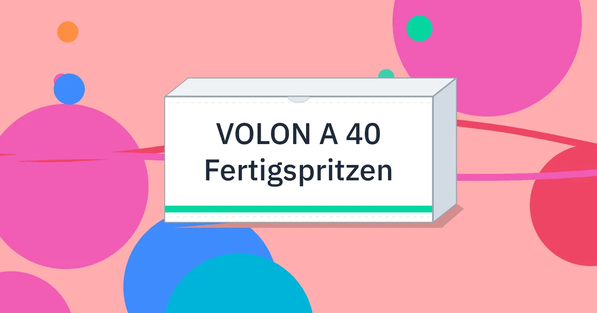 Symbolbild: Packung mit der Aufschrift VOLON A 40 Fertigspritzen (PZN 02057292) – Verfügbarkeit und Bezug in Apotheken in Frankfurt am Main